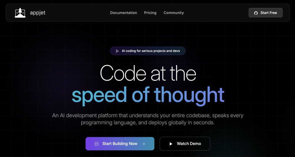 AppJet.ai Launches: A GitHub-Native AI That Codes Full-Stack From ...