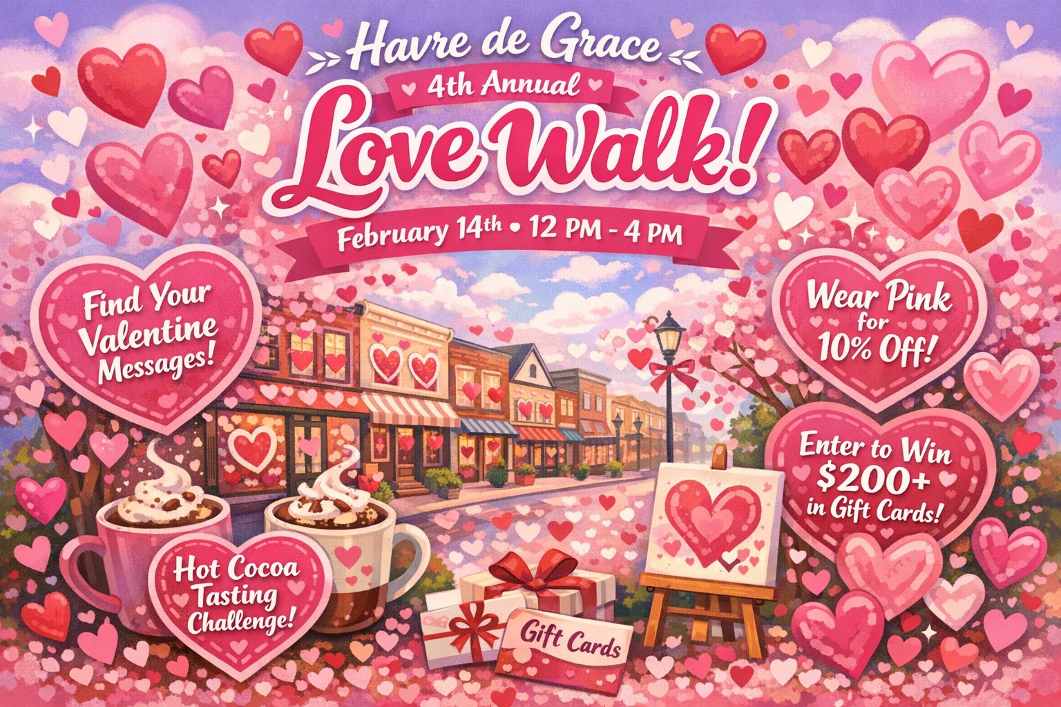 Downtown Havre de Grace Spreads the Love with 4th Annual Love Walk on ...